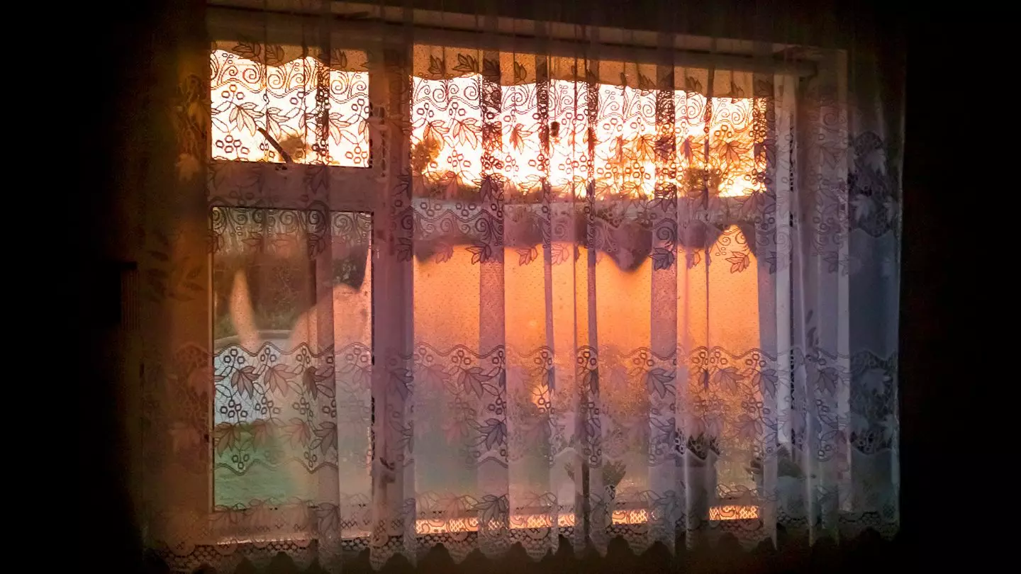 nascer do sol, amanhecer, cortinas, de manhã cedo, cortinas de renda