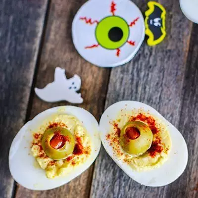 Deviled Egg Eyeballs