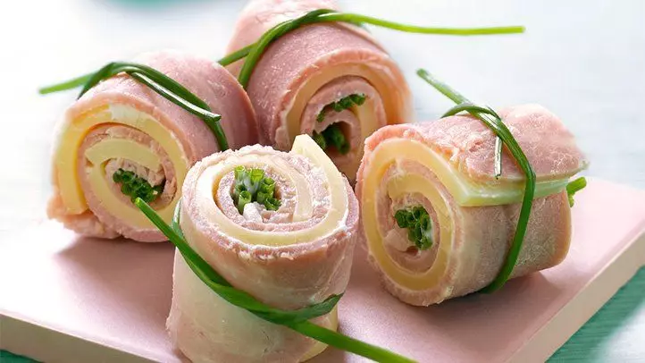 rollups de carne e queixo, que son bos para a dieta cetogénica