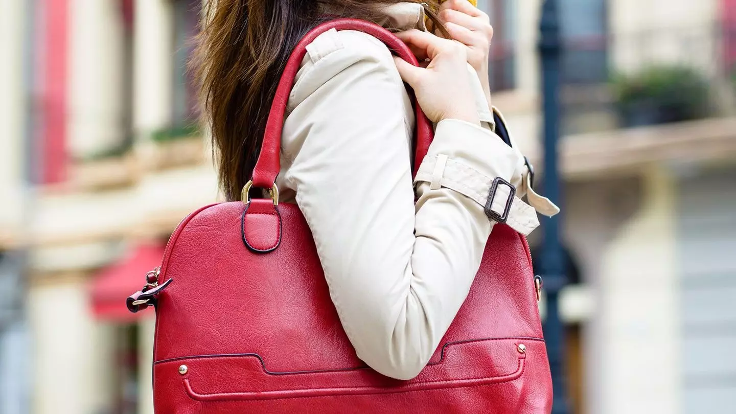 donna con borsa