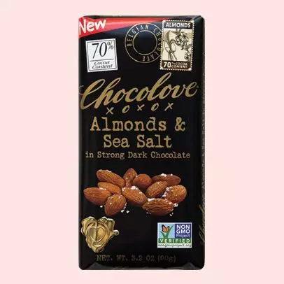 chocolove almonds uye gungwa munyu nechokoreti