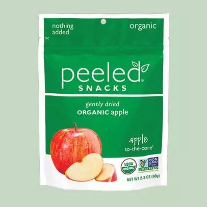 snacks peeled apple slices