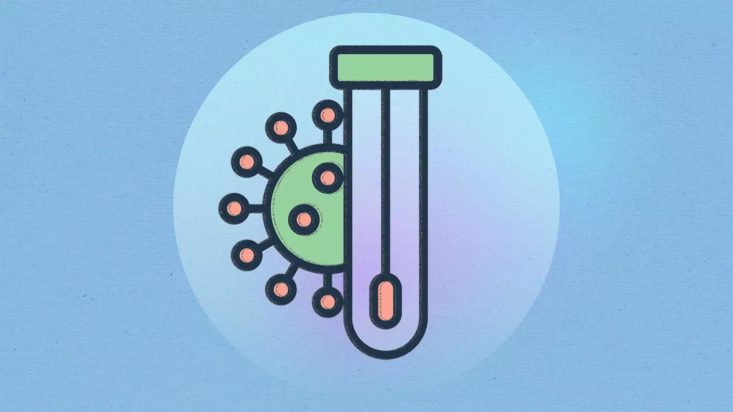 testkit för coronavirus och näsprov för hemmet