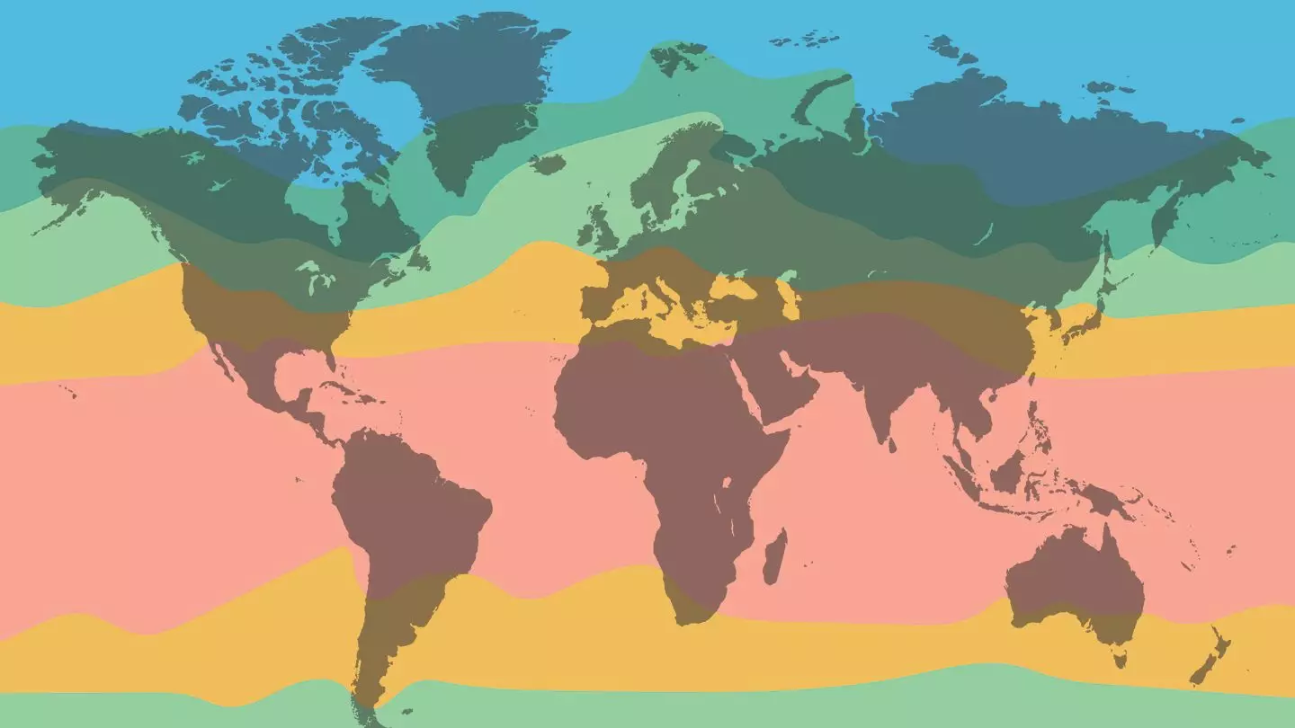 Klimawandel global Heizung Faarwen