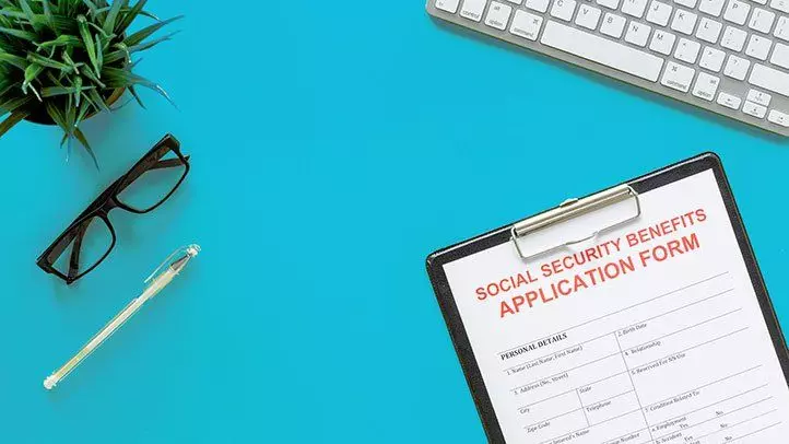 un formulario de prestacións da seguridade social