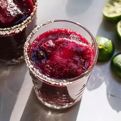 blueberry margaritas