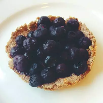 tartas veganas de arándanos