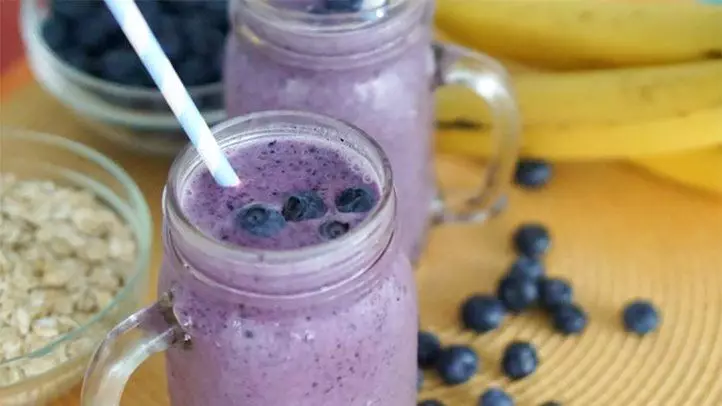 smoothie tukang kasut blueberry