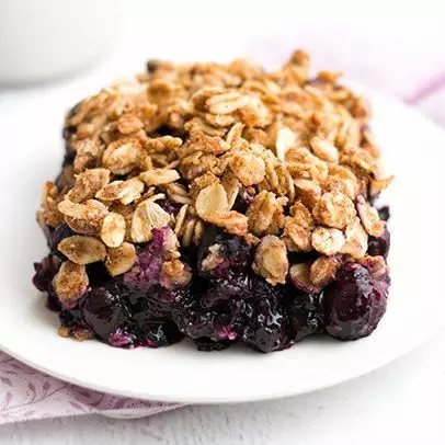 blueberry crumble