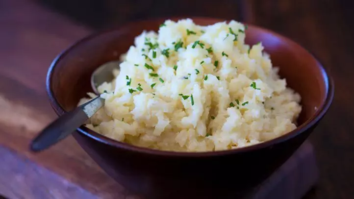 Puré de patacas de coliflor