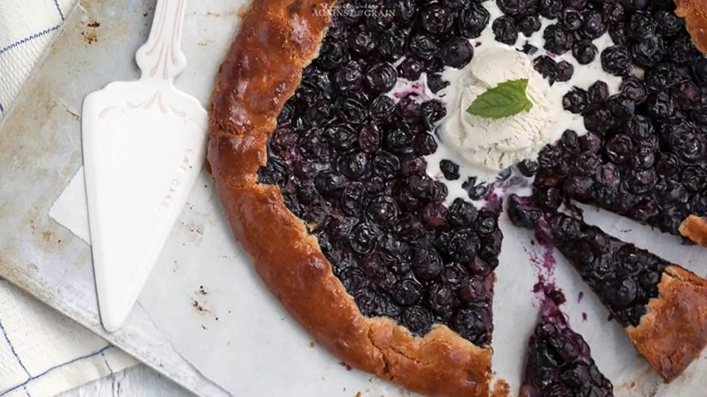 blueberry galette