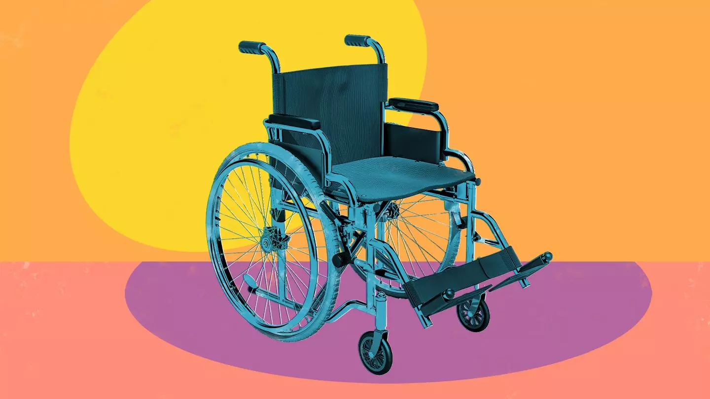 umfanekiso wesithombe se-wheel chair abstract